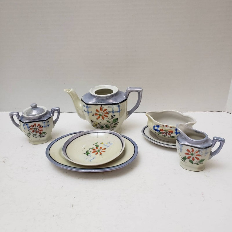 Lusterware Tea Set - Etsy