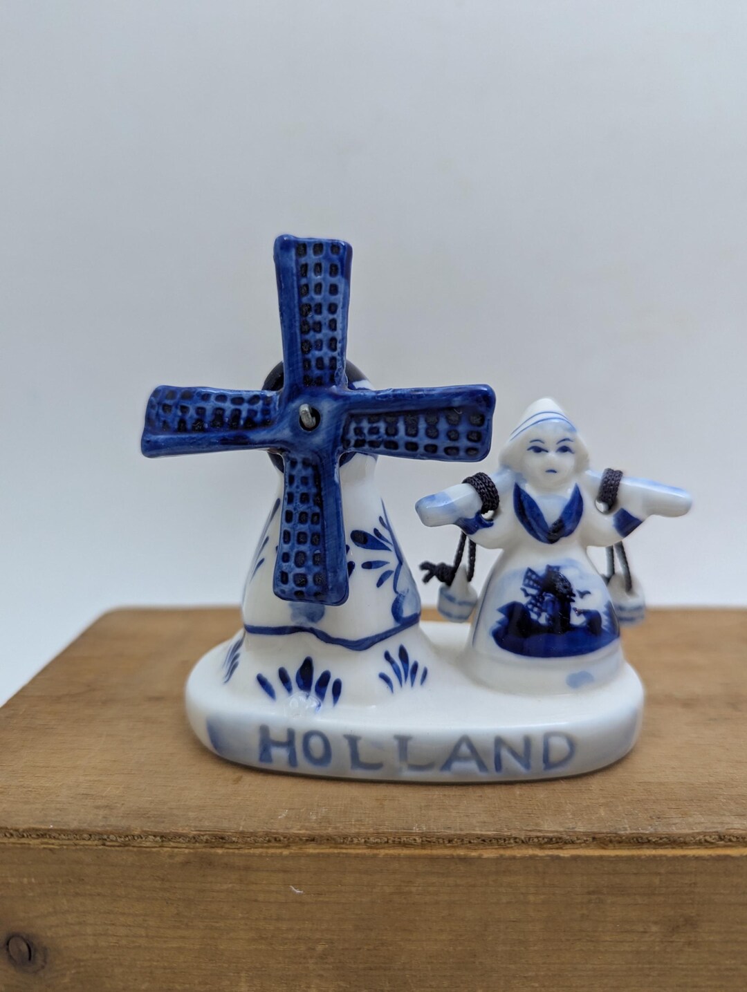 Vintage Miniatures Souvenir Windmill and Dutch Girl - Etsy