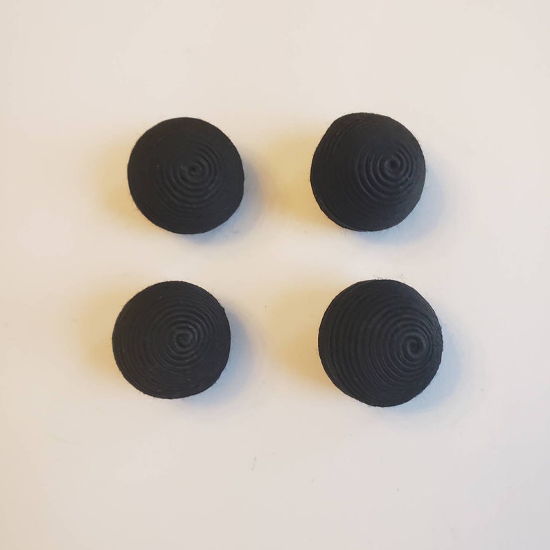 Buttons- Group of 4 Vintage Corded Buttons - Etsy