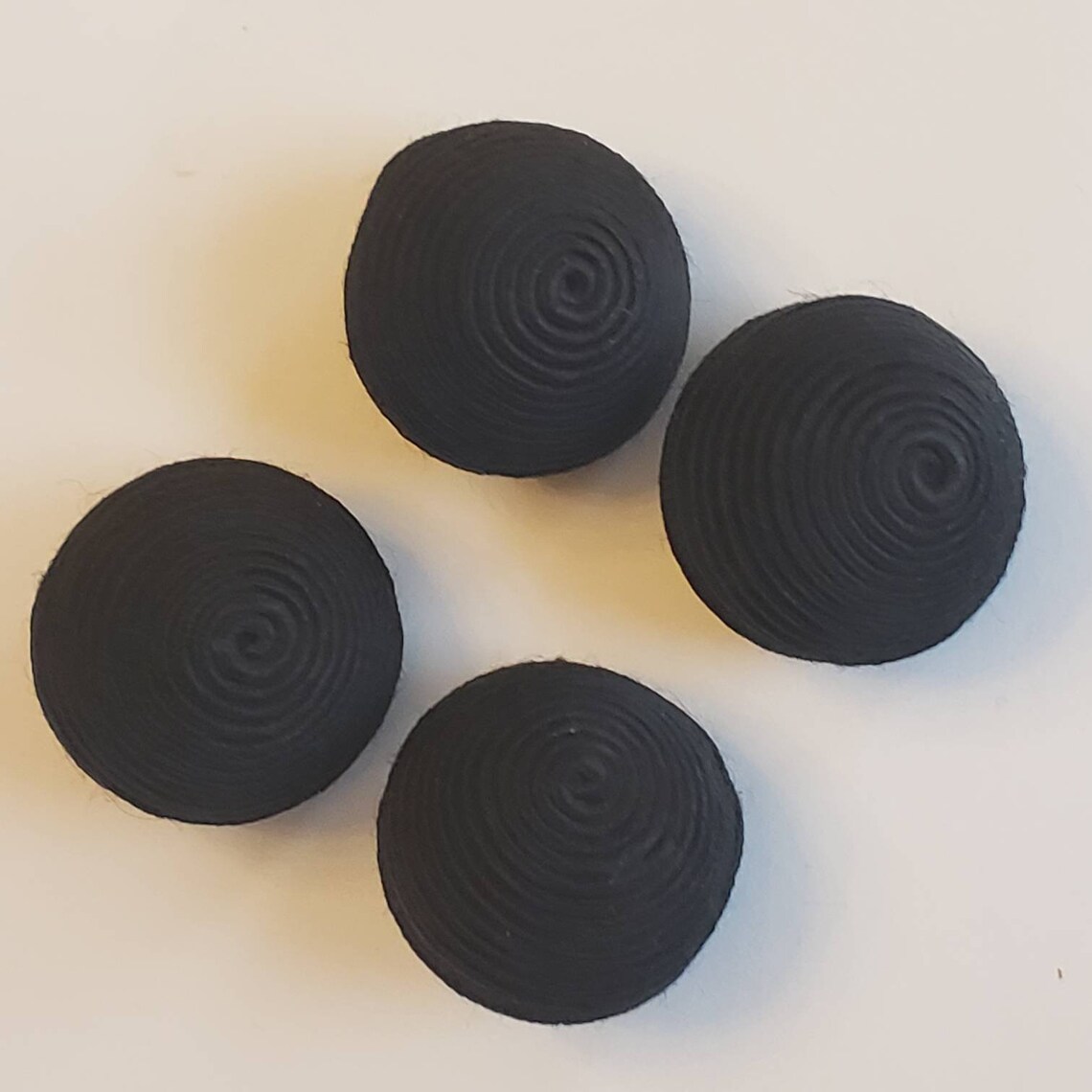 Buttons- Group of 4 Vintage Corded Buttons - Etsy