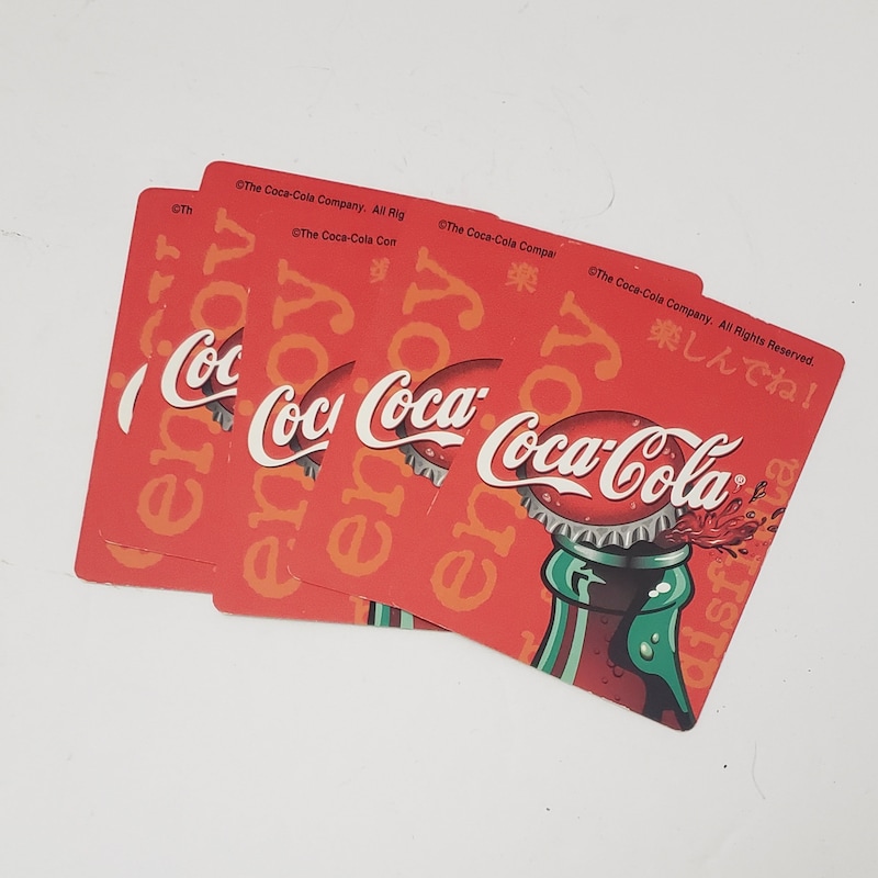 Coca Cola Playing Cards - Etsy