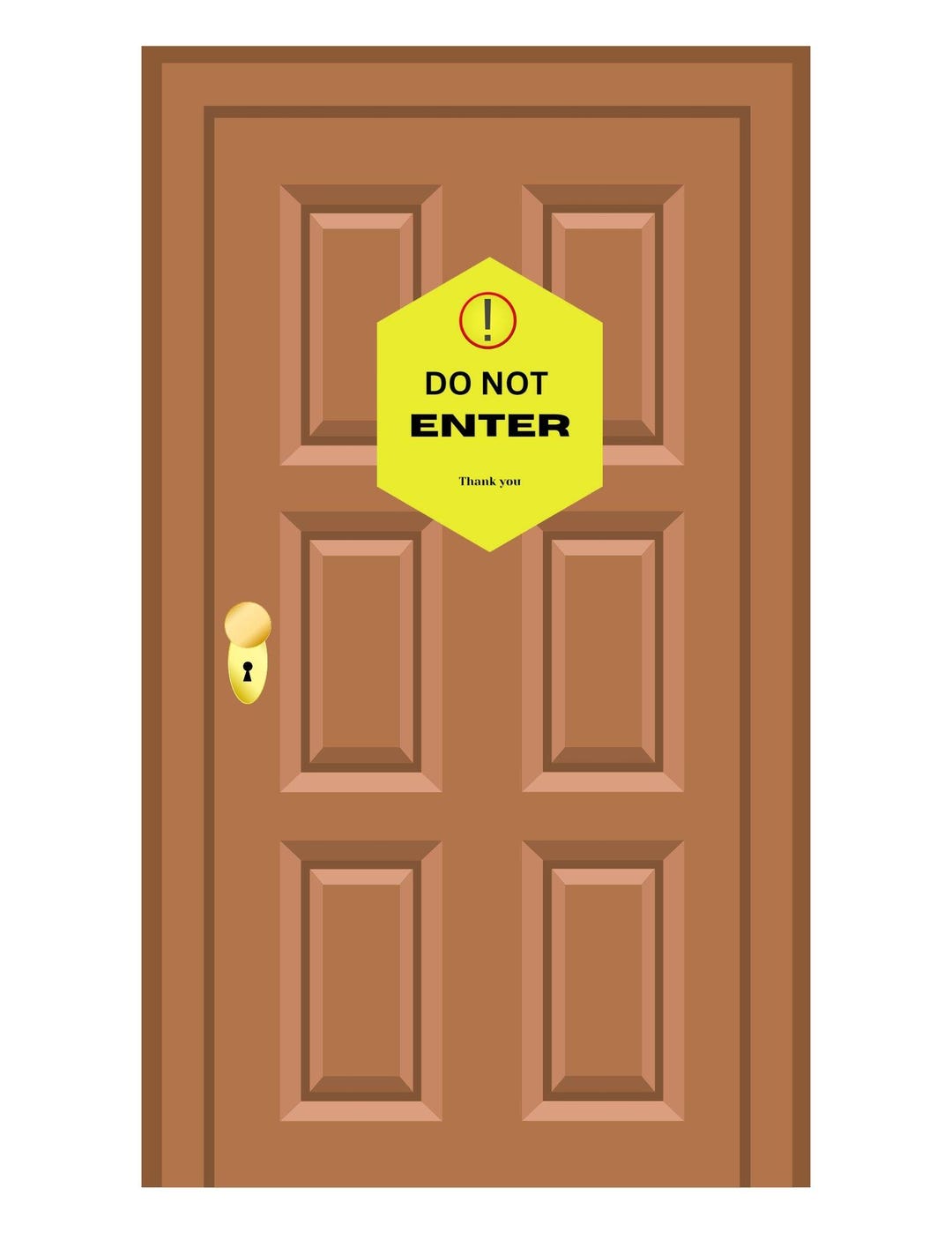 Do Not Enter Door Sign to Keep Those With Alzheimer's and Dementia Safe ...