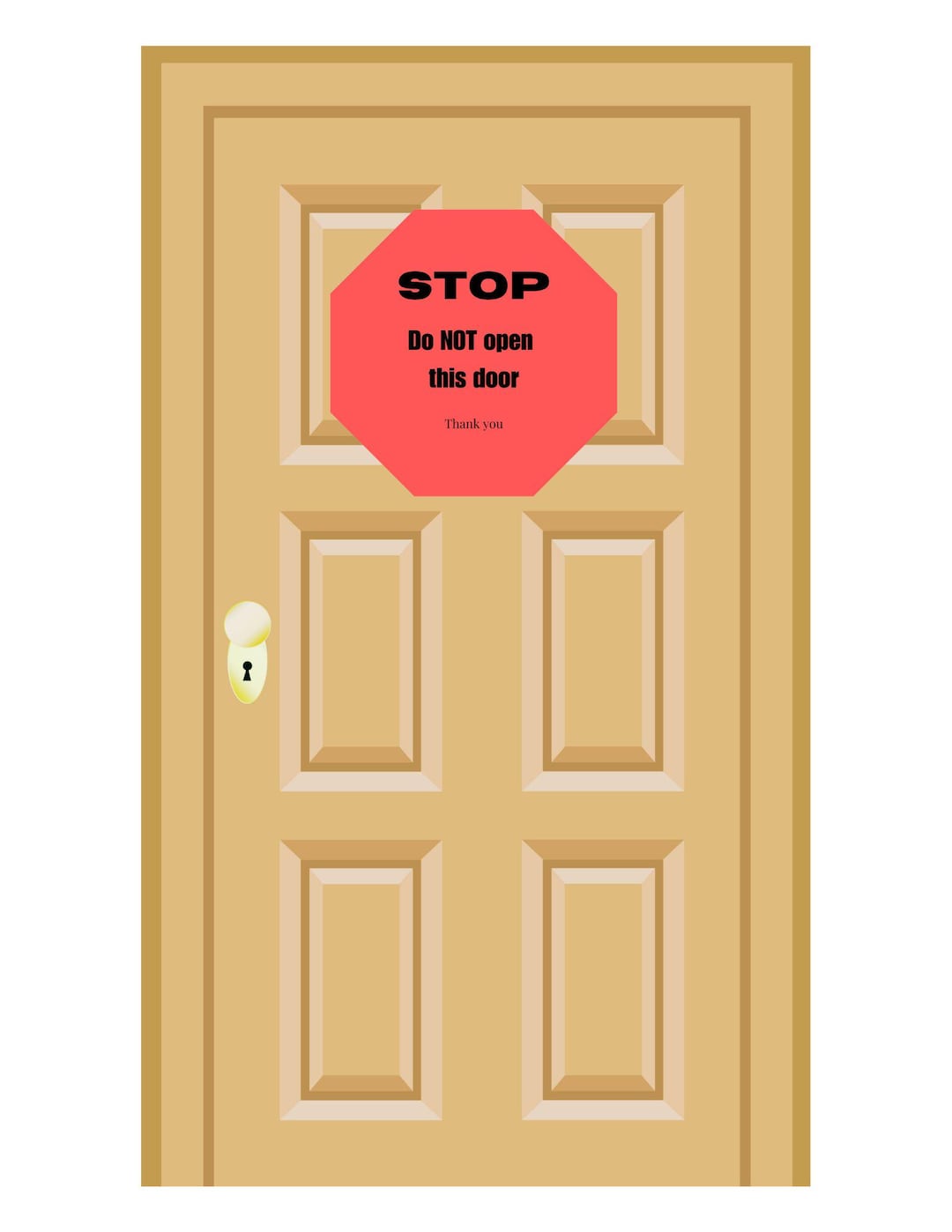 Stop Door Sign to Keep Those With Alzheimer's and Dementia Safe From ...