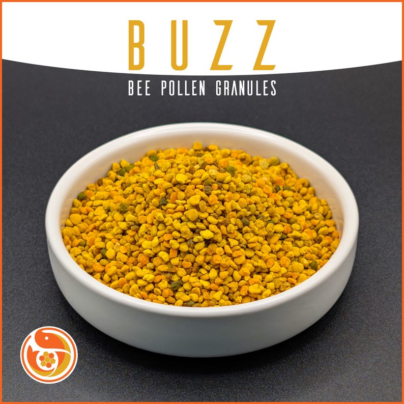 Aquarium Shrimp & Fish Food (BUZZ) – All-natural Bee Pollen Granules ...