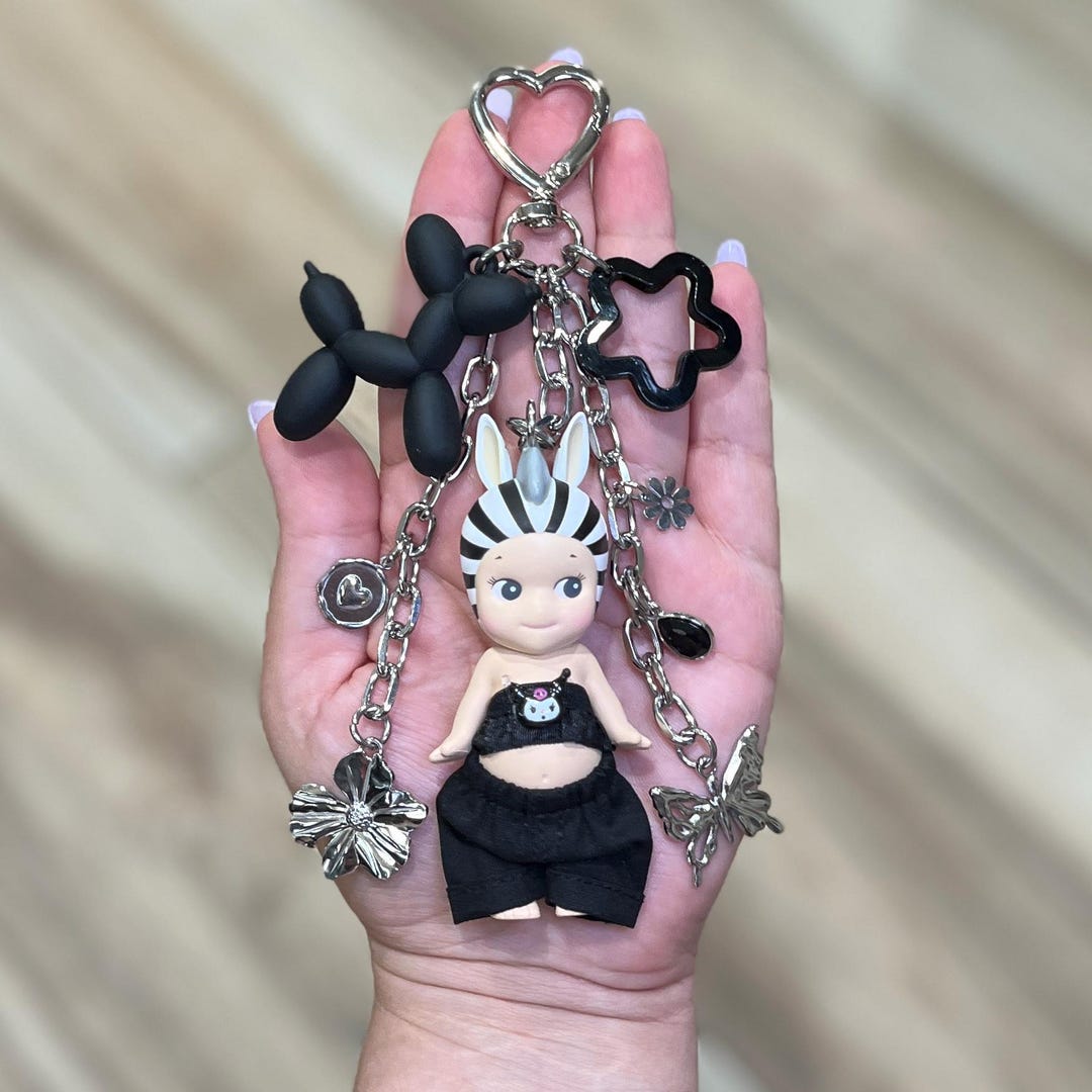 Authentic Sonny Angel Handmade Keychain | Zebra - Etsy