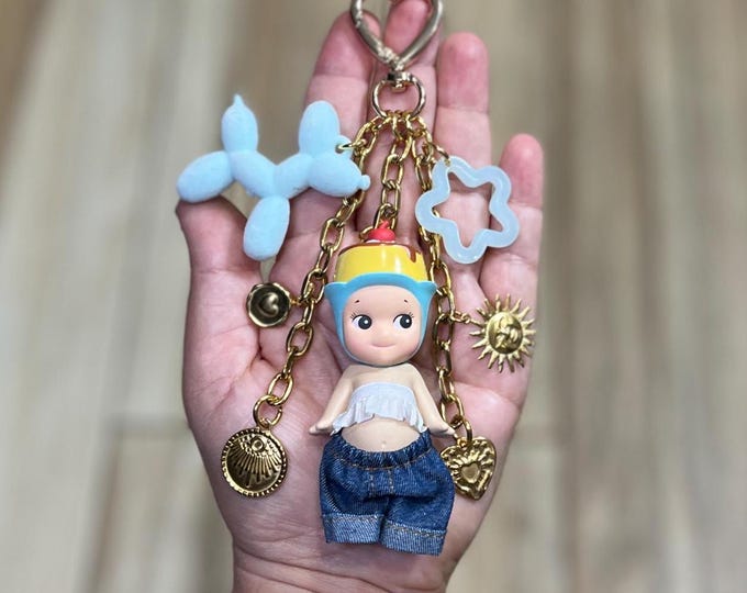 Authentic Sonny Angel Handmade Keychain | Pudding - Etsy