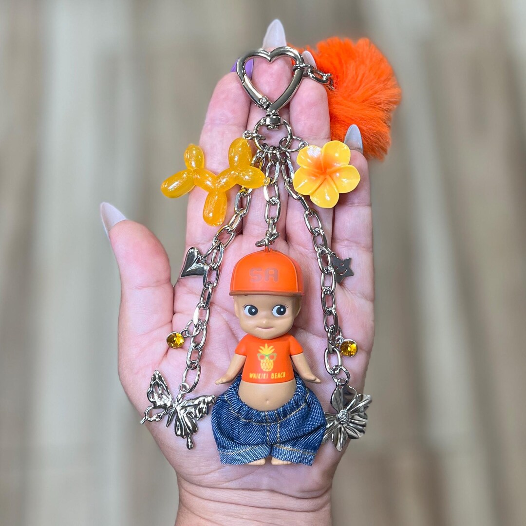 Authentic Sonny Angel Handmade Keychain | Waikiki Beach - Etsy