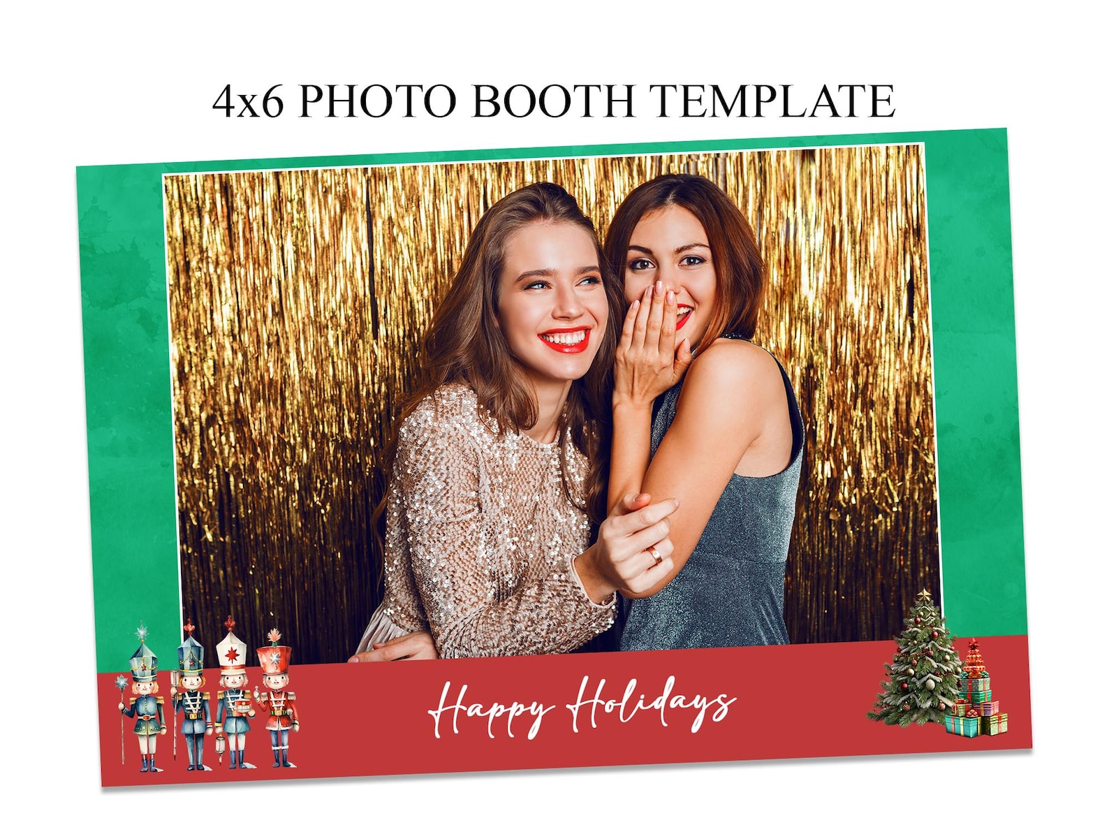 Editable 4x6 Photo Booth Template: PSD File (digital Download) - Etsy