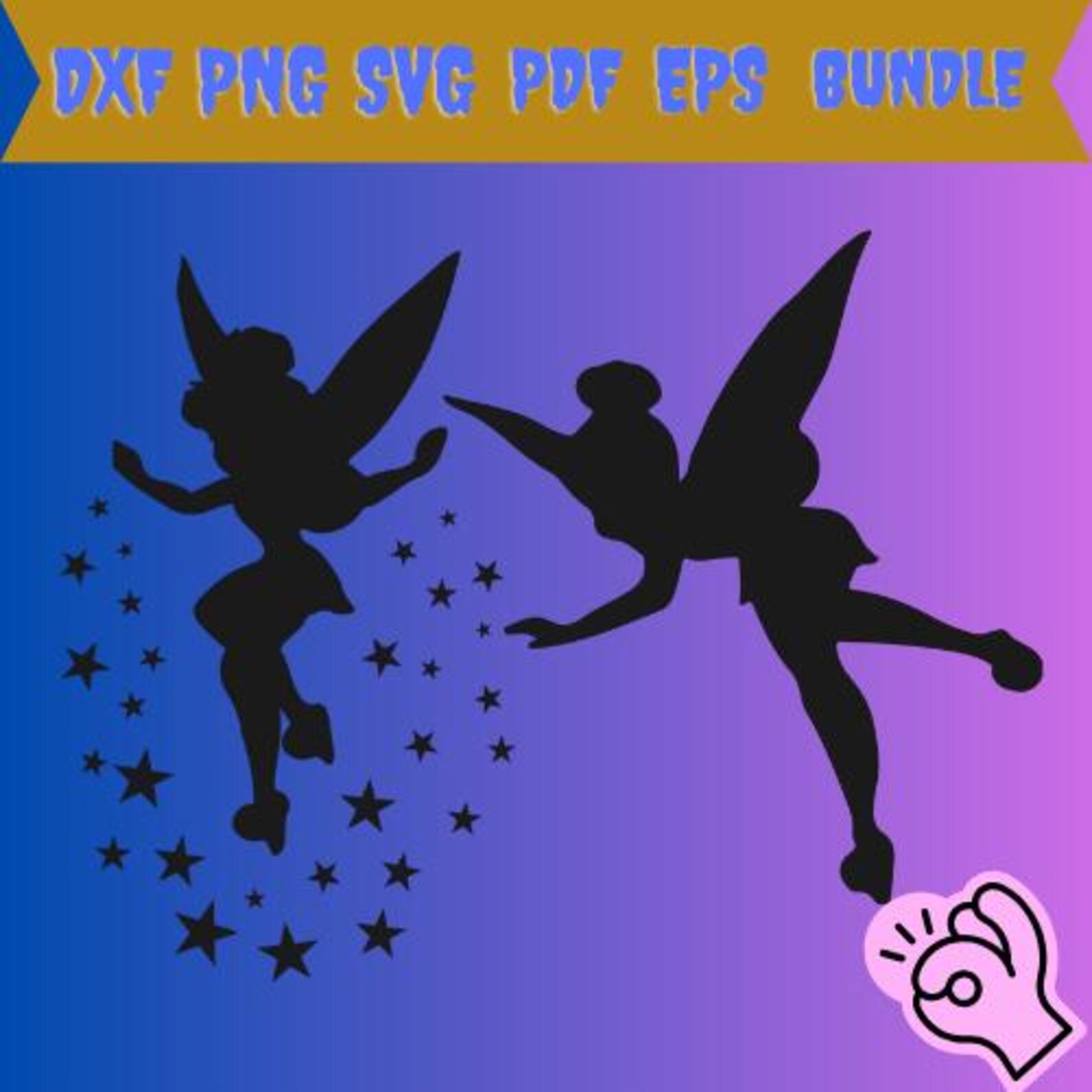 Tinkerbell SVG Bundle, Tinkerbell Svg & Png Files for Cricut,fairy Svg ...
