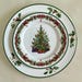 Vintage Radko Holiday China, Dinner and Salad Plate Set: Christmas Tree ...
