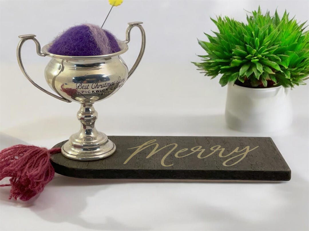 The Best Christmas Story Trophy Pin Cushion With Free Shipping in the ...