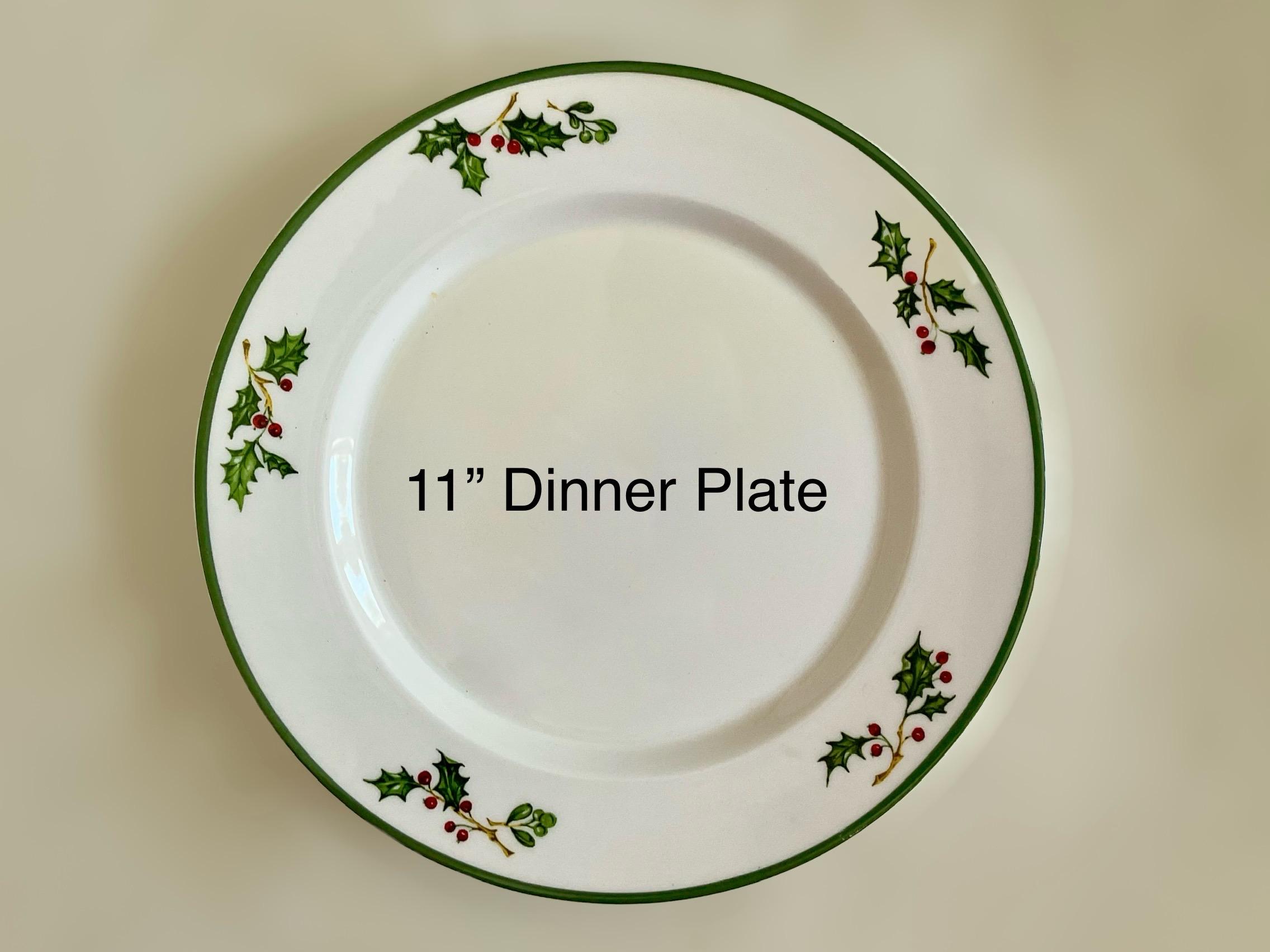 Vintage Radko Holiday China, Dinner and Salad Plate Set: Christmas Tree ...