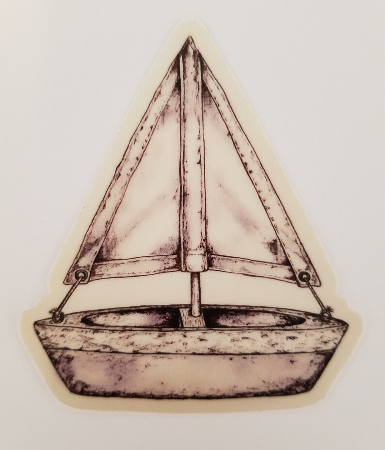 Sailboat Sticker 3 Inch Die Cut Decal - Etsy