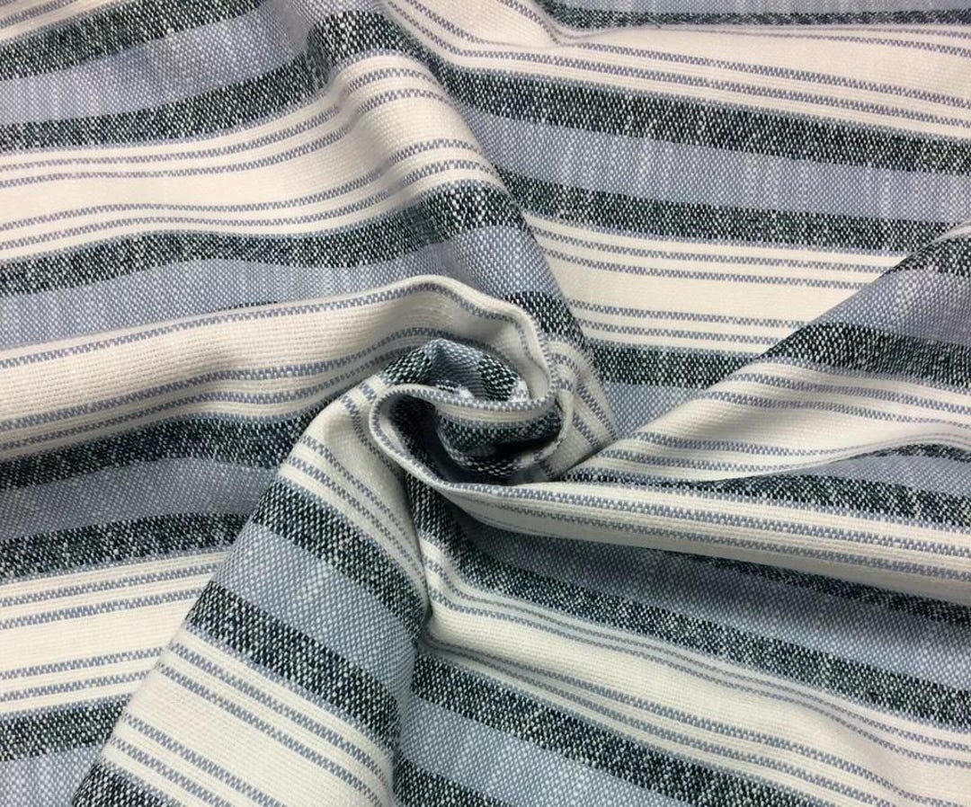 Ballard Designs - Pria Azure Inside Out Performance Blue and White ...