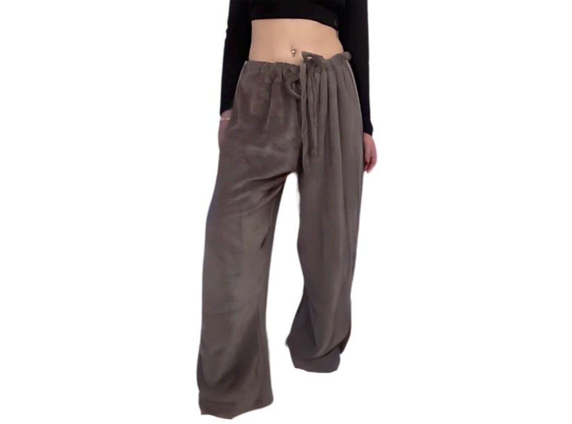 Blanket Pants, Suoer Cozy Soft Fluffy Sweatpants, Unisex One Size ...