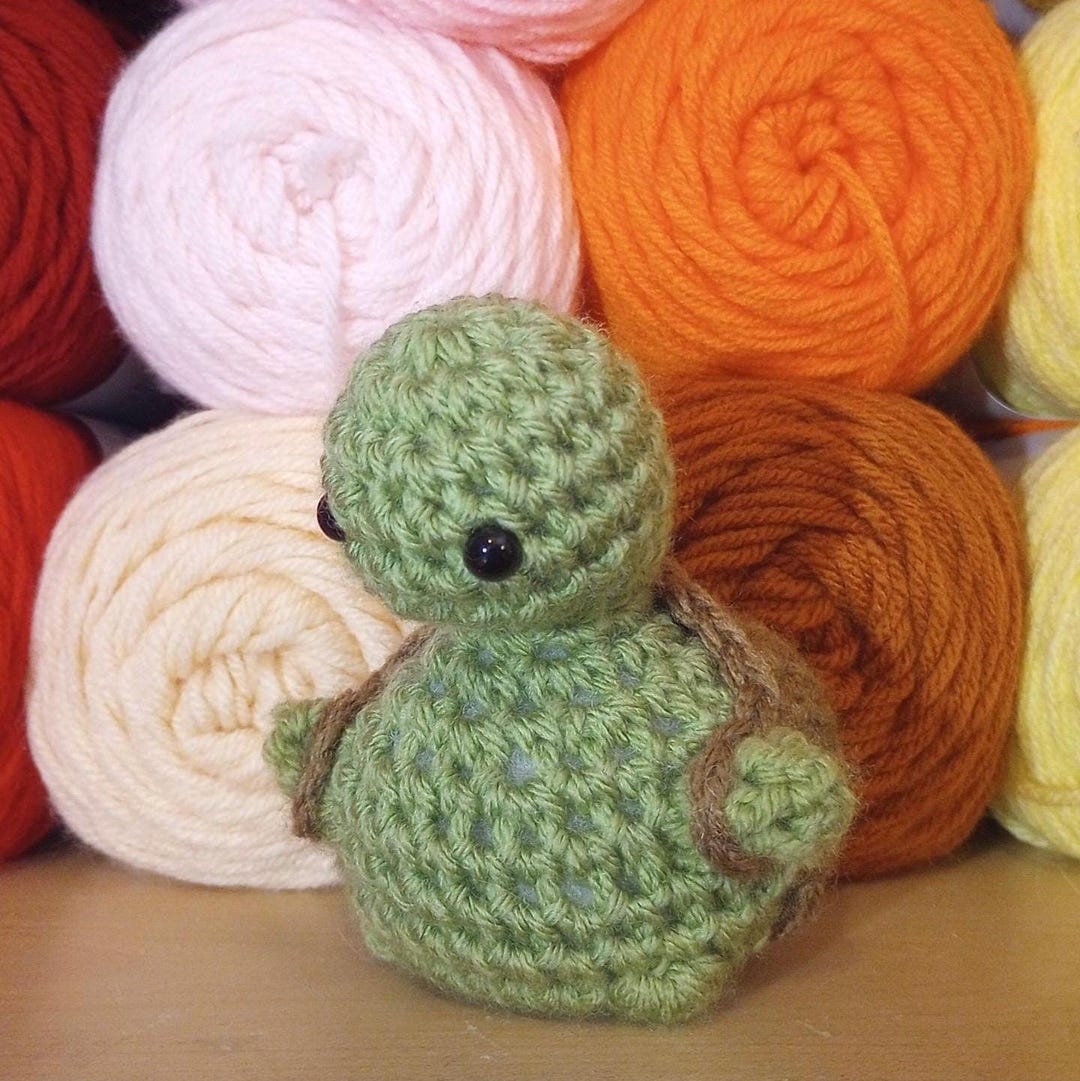 GYATT Crochet Turtle - Etsy