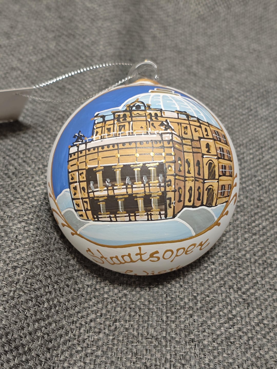 Staatsoper Wien Christmas Tree Glass Ball Ornaments Xmas Collectible ...
