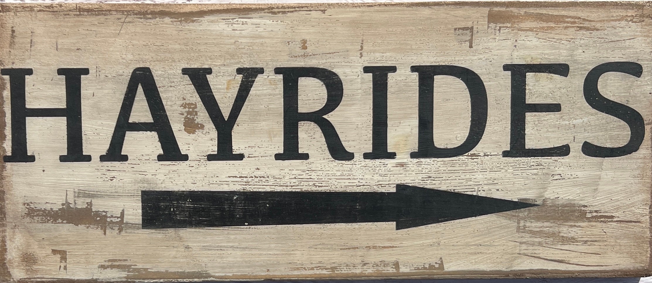 Hayrides Sign Vintage Sign Rustic Sign Farmhouse Decor Fall Rustic Sign ...