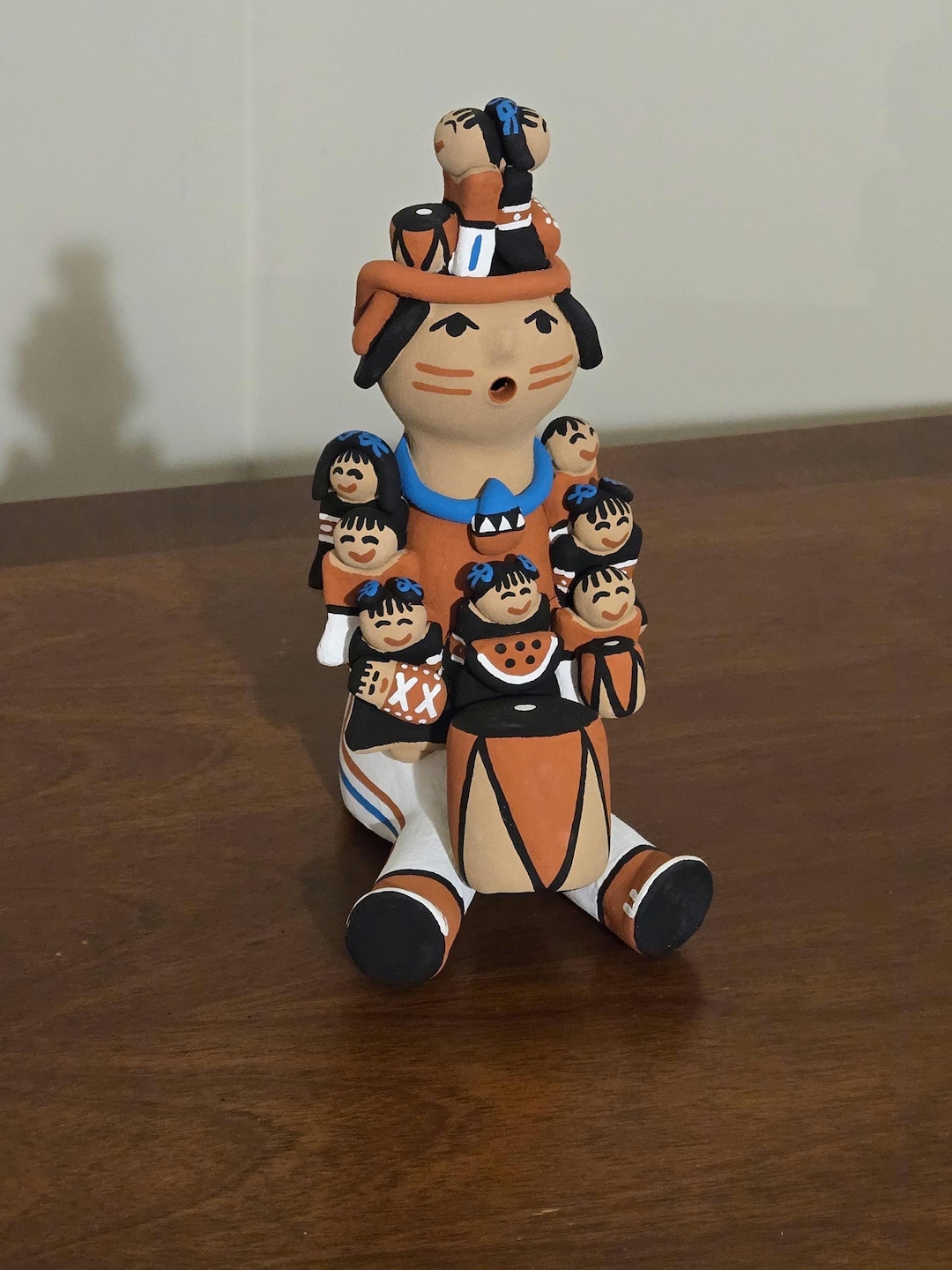 Vintage Tim Tosa Jemez Handmade Clay Indian Storyteller With Kids ...