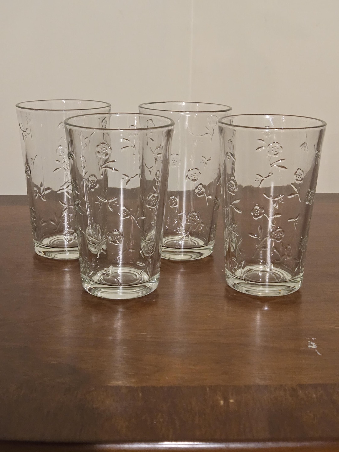 Vintage Anchor Hocking 18 Oz COOLER Drinking Glasses Set of 4 in ...