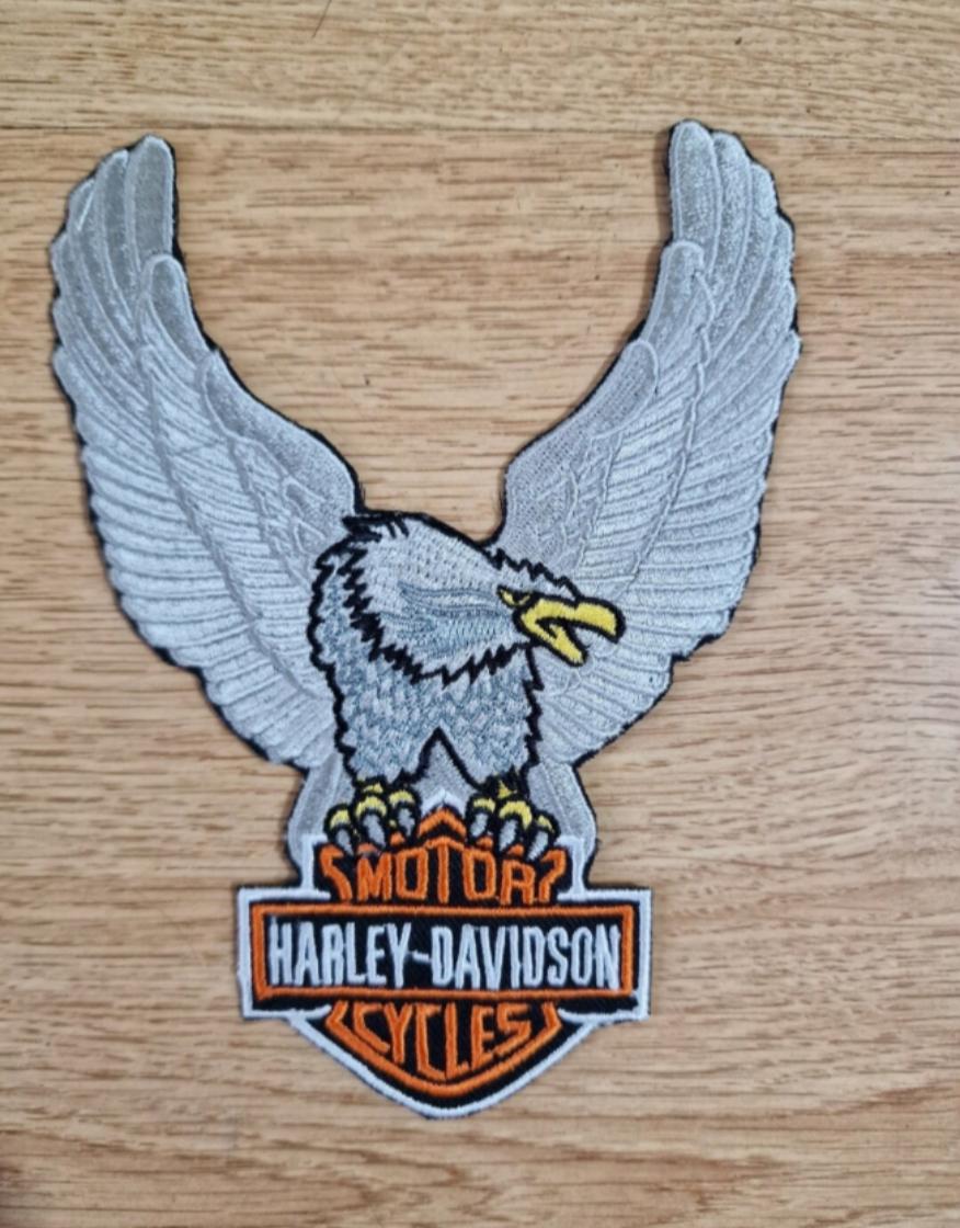 Harley Davidson Wing Eagle Patches Set of Three Pcs Iron On - Etsy