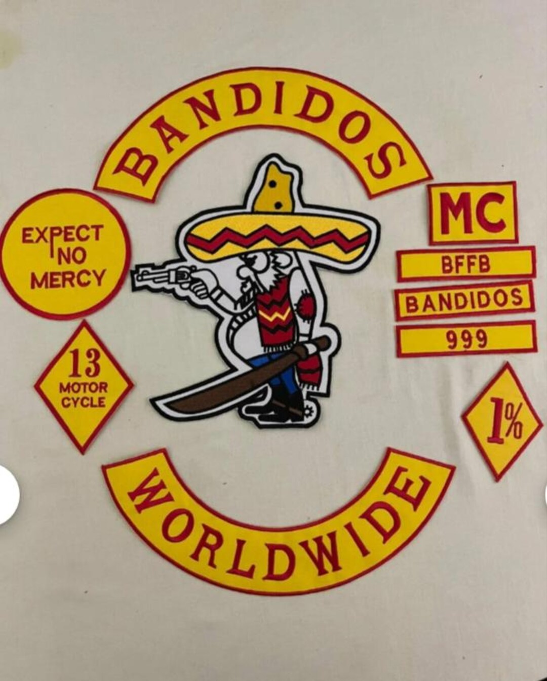 Bandidos Patches Biker Vest Iron-on Jacket - Etsy