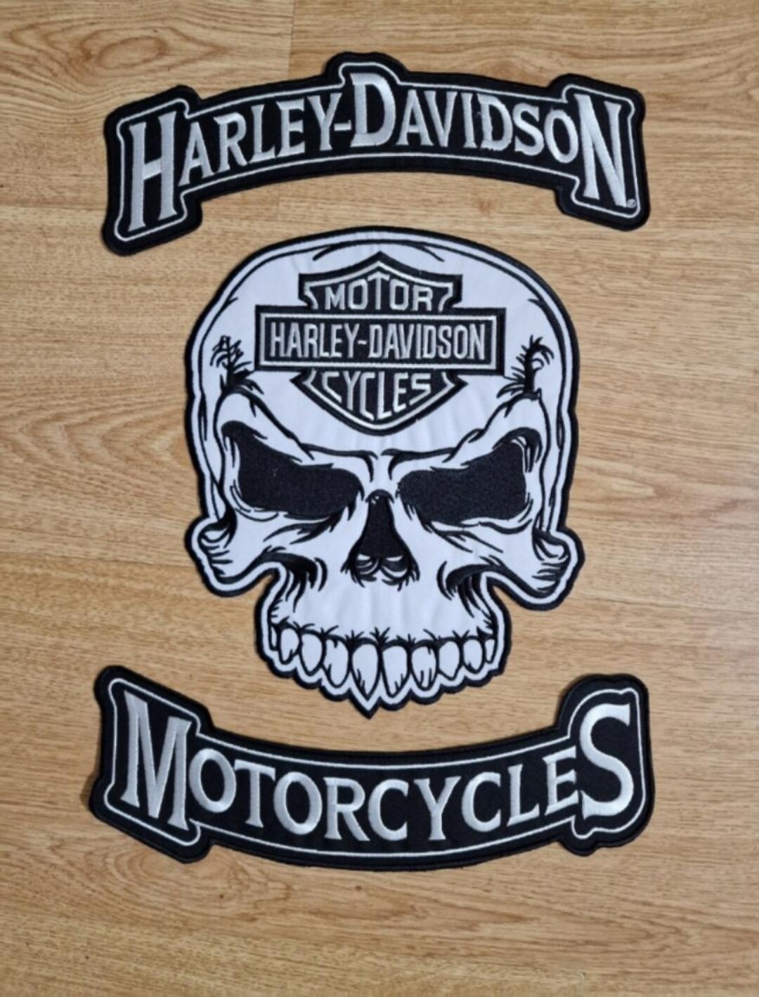 Harley Davidson Willie Rockers New Style Embroidery Patch Orange and ...