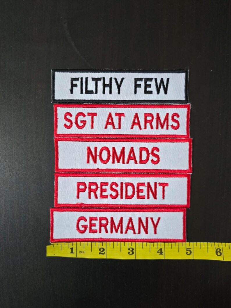 Nomads AFFA 1% MC Patches Embroidered Iron on Embroidered Set - Etsy
