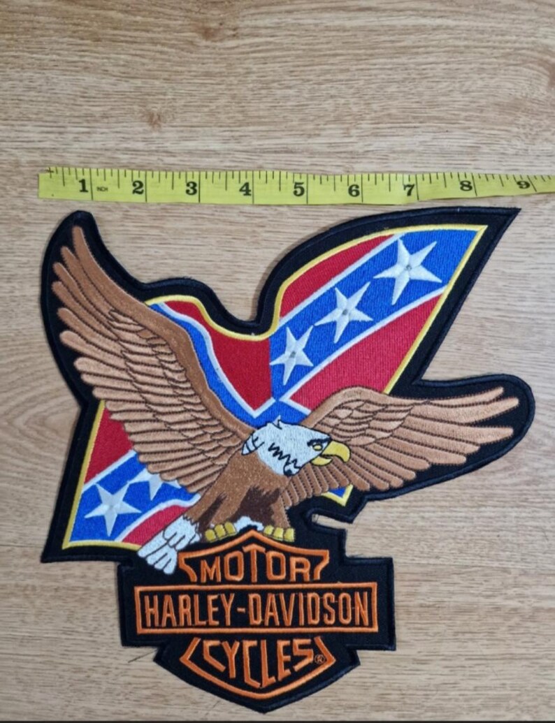 Harley Davidson Motorcycle Eagle Embroidery Patches for Motorbike ...