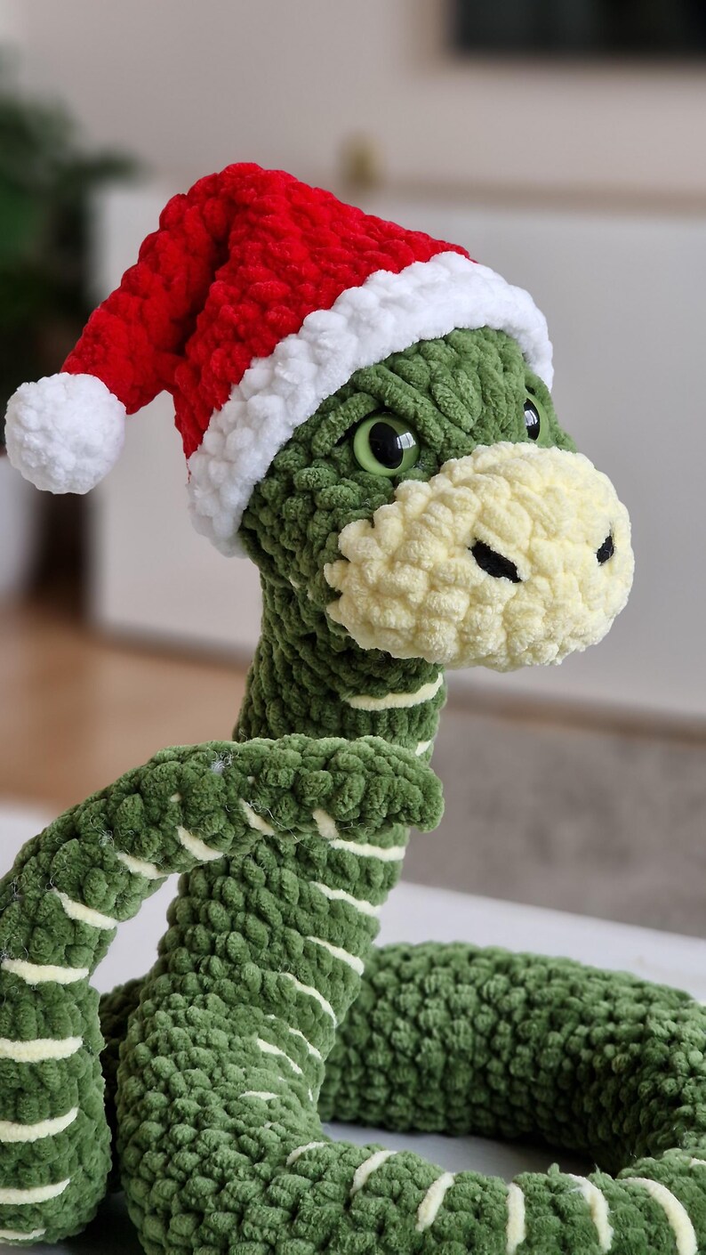 Snake Crochet Pattern, Amigurumi Toy DIY, Animal Crochet Pattern ...