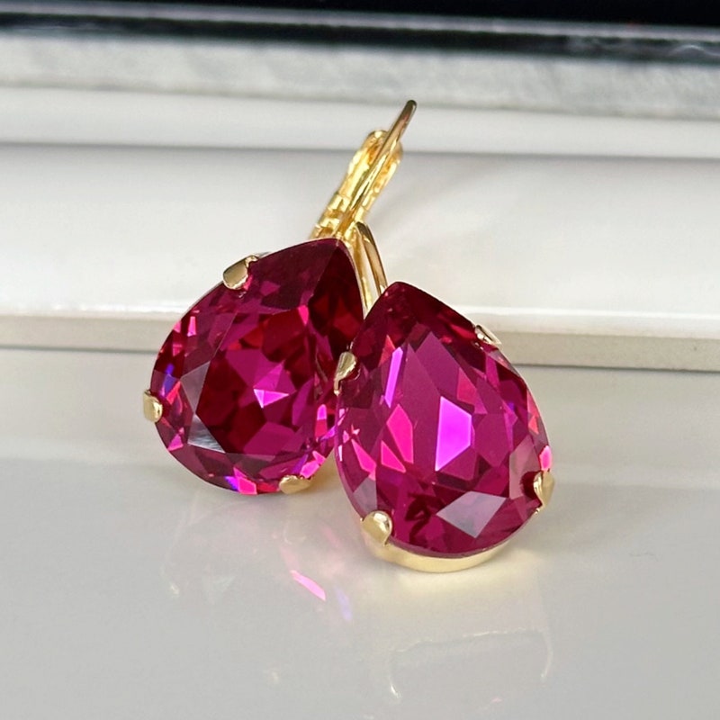 Crystal Earrings - Etsy