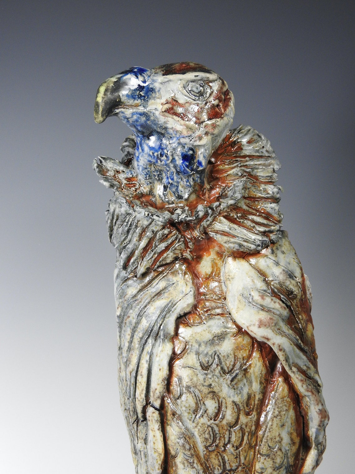 668 Lappet Faced Vulture Sculpture Art Object Bird Raptor Soda - Etsy