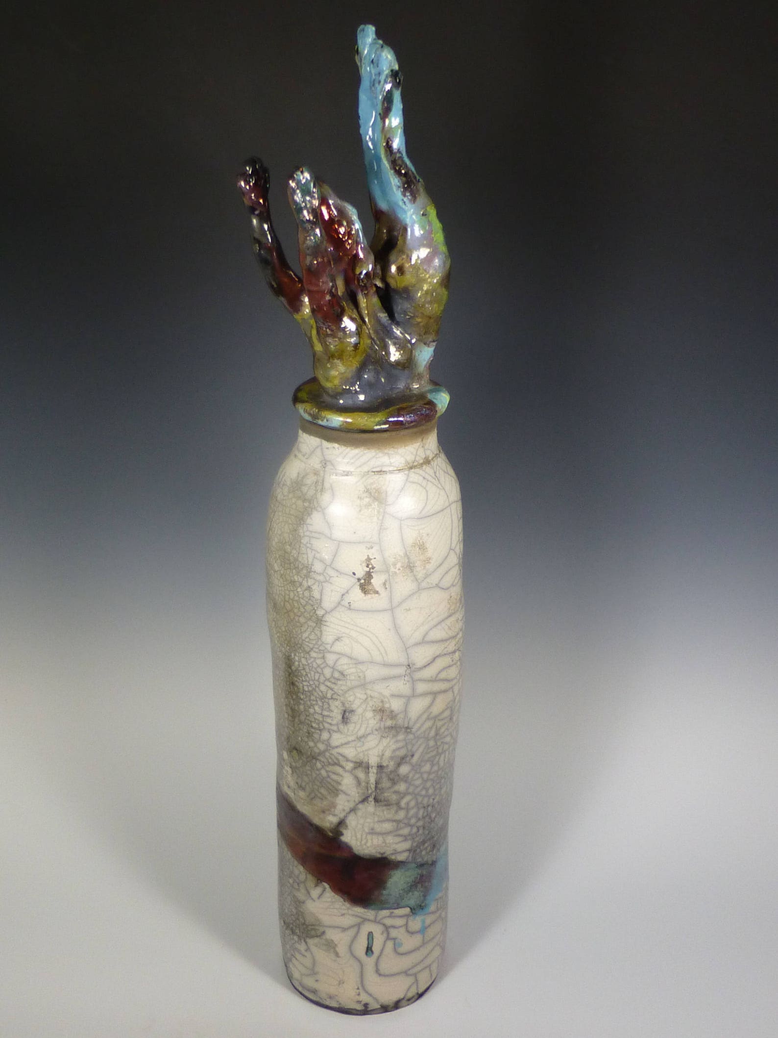 43 Rabbit Vase Bottle Raku - Etsy