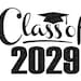 Class of 2029 Svg - Graduation SVG - 2029 Svg - 2029 Graduation SVG ...