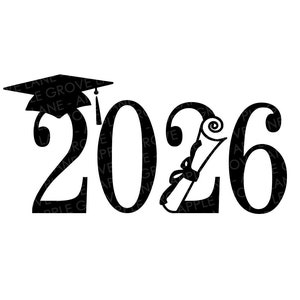 Class of 2026 Svg - Graduation SVG - 2026 Svg - 2026 Graduation SVG ...
