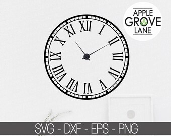 Roman Numerals SVG, Digital File, for Clocks, Crafts, Signs - Etsy Canada