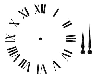 Large Clock Hands Printable