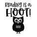 Reading is A Hoot Svg Reading Svg Classroom Svg Library - Etsy