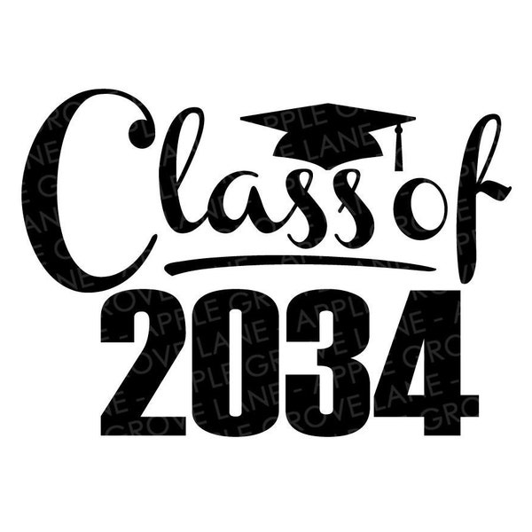 Class of 2034 Svg - Etsy
