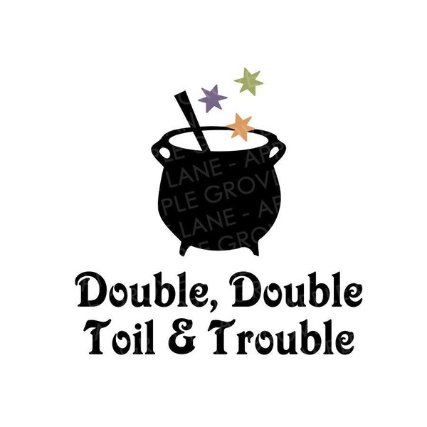 Double Trouble Svg - Etsy