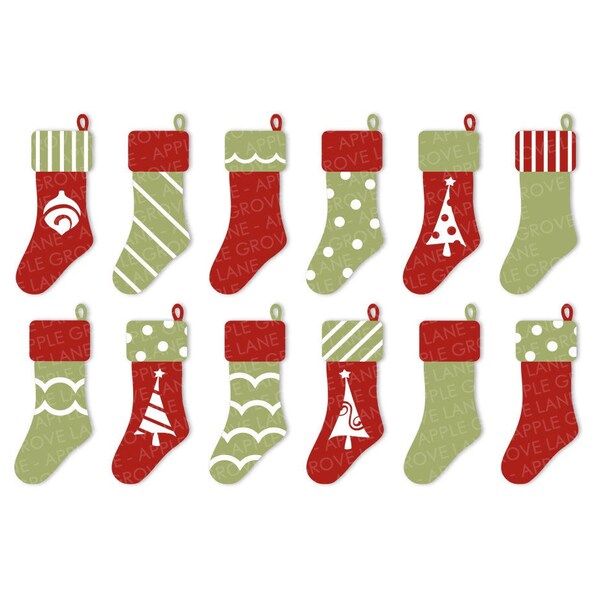 Stocking Svg - Etsy