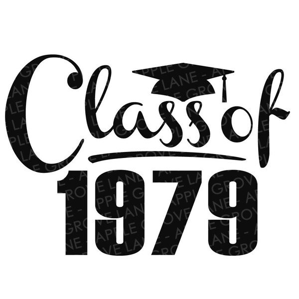 Class of 1979 Svg - Etsy