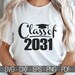 Class of 2031 Svg Graduation SVG 2031 Svg 2031 | Etsy