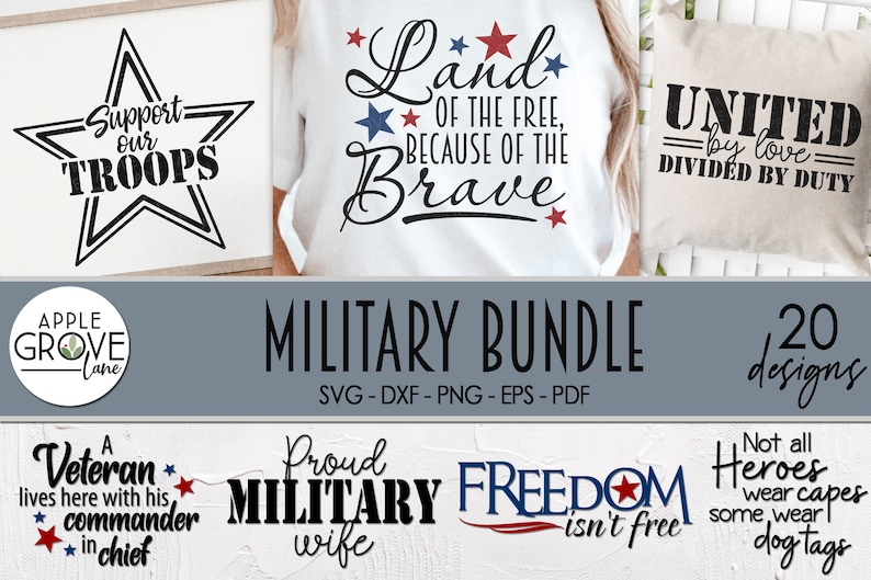Military Svg Bundle Military Family Svg Soldier Life Svg - Etsy