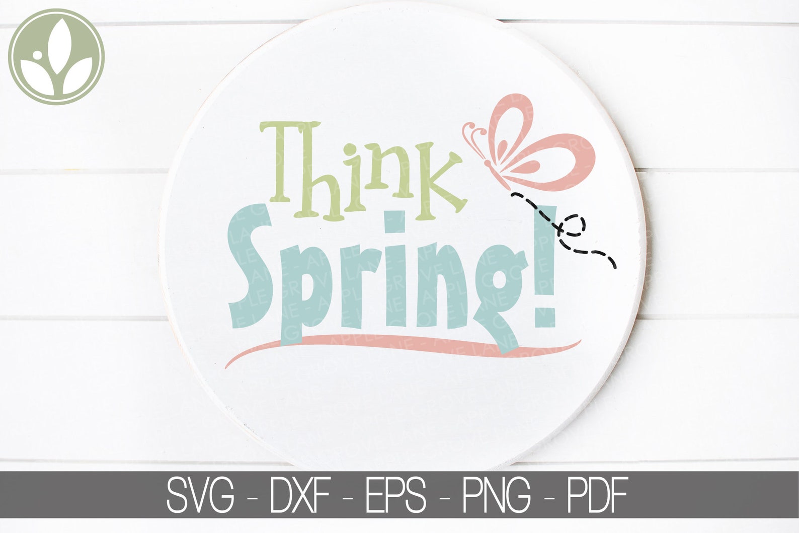 Think Spring Svg Easter Svg Spring Svg Spring Shirt Svg - Etsy