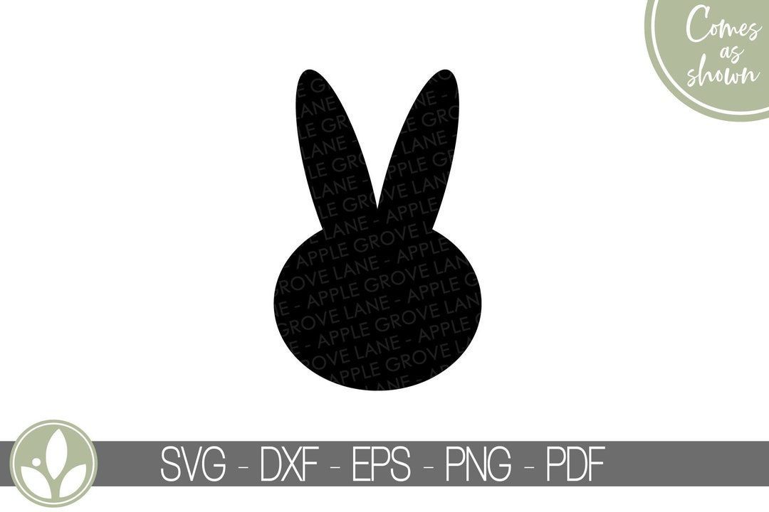 Bunny Head Svg - Easter Bunny Svg - Rabbit Svg - Easter Svg - Rabbit ...