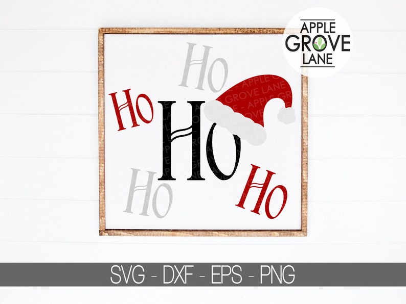 Ho Ho Ho Svg Santa Svg Santa Hat Svg Santa Claus Svg - Etsy