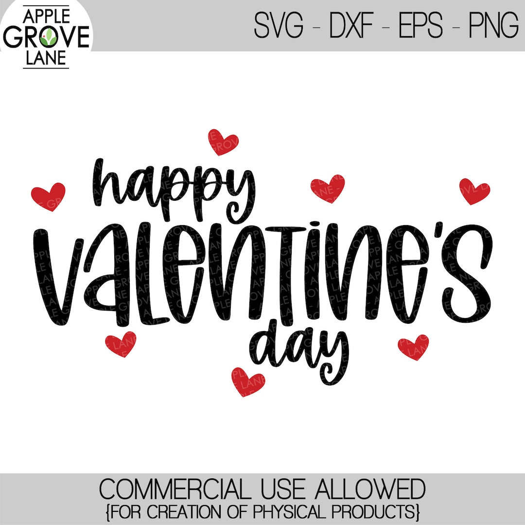 Happy Valentine Svg Valentine SVG Valentines Day Svg Love Svg Cutting ...