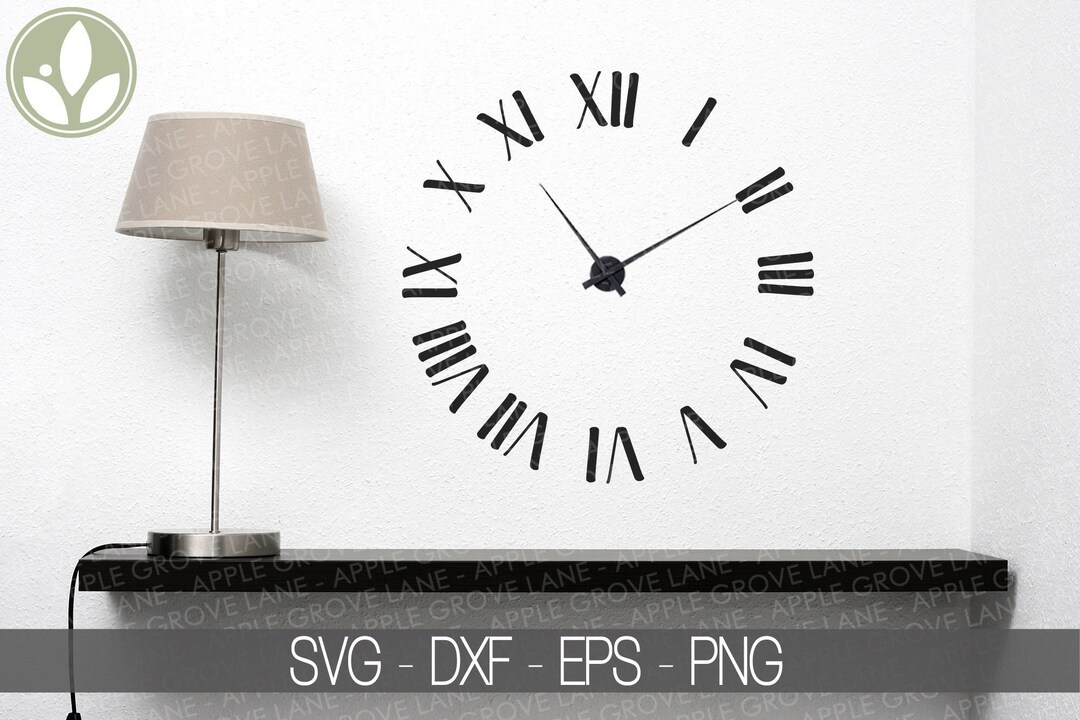 Clock Face Svg Clock Svg Clock Template Roman Numerals Clock Svg Roman ...