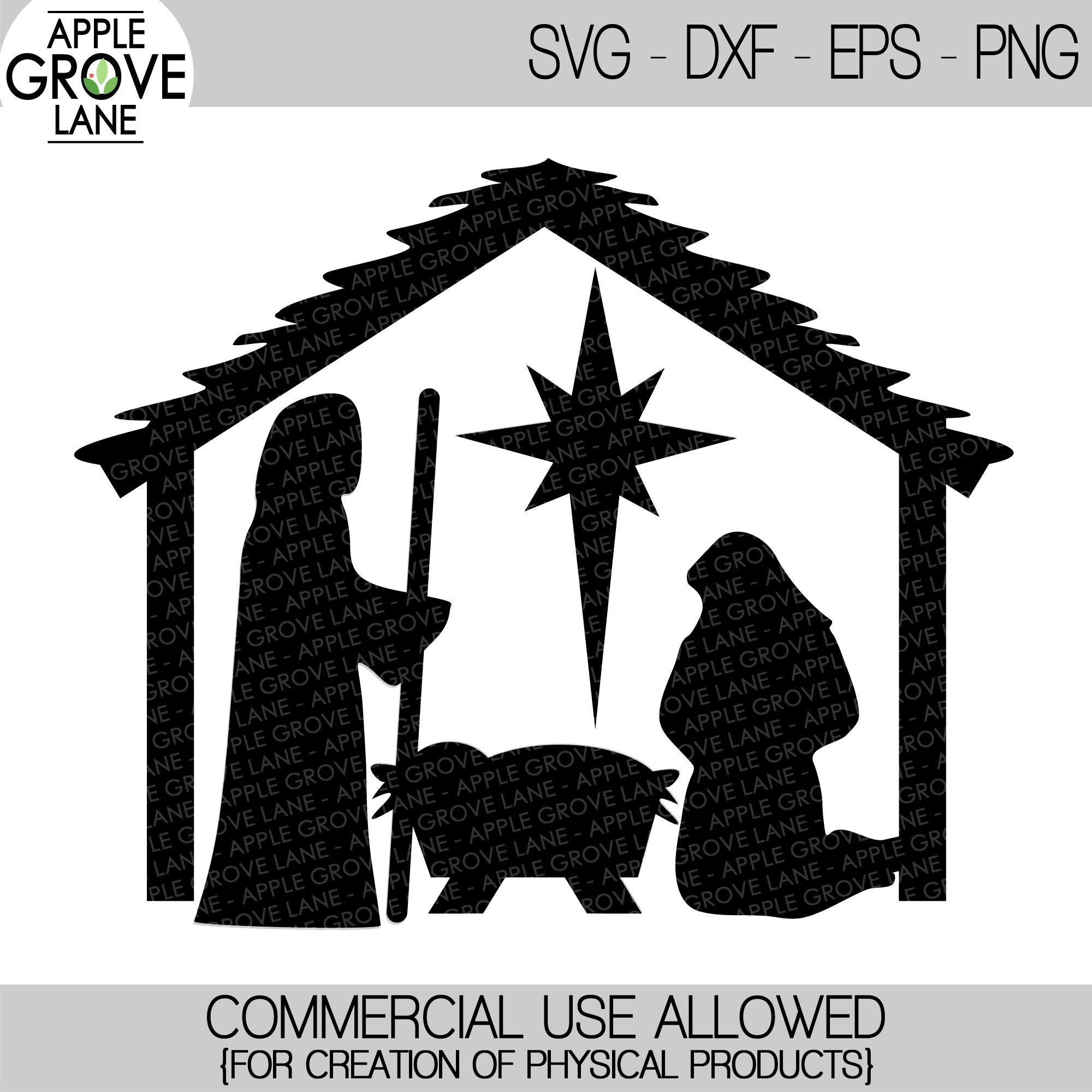 Krippe Svg - Krippe Svg - Krippe Svg - Krippe Laser Cut Datei - Stabile ...